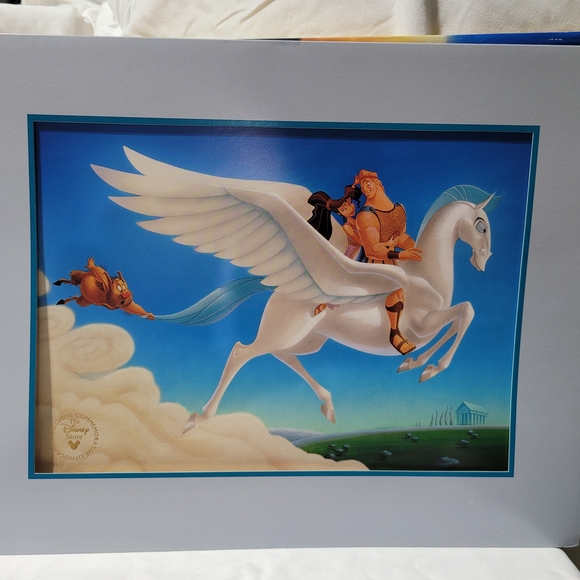 Disney | Art | Disney Store Hercules Lithograph | Poshmark